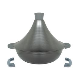 Aluguss Tajine Tagine &Oslash;28cm Induktion Silikongriffe Gartopf