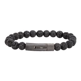 CAI Armband Lavakugeln 21cm mit magnetischem Edelstahlverschlu&szlig;