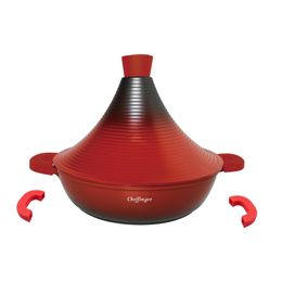 Aluguss Tajine Tagine &Oslash;32cm Induktion Silikongriffe Gartopf