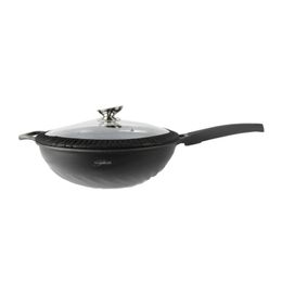 Platinum Aluguss Wok Bratpfanne &Oslash;32cm mit Deckel