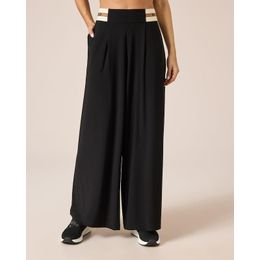 BE GOLD Marlenehose mit Logobund