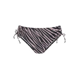 Lascana Damen Bikini-Hose, schwarz-bedruckt, Gr&ouml;&szlig;e 34