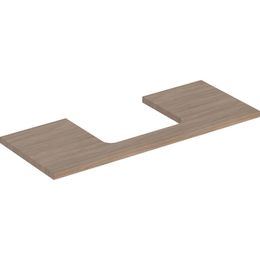 Geberit ONE Waschtischplatte, Ausschnitt mittig, für Aufsatzwaschtisch, 120 cm