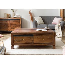 Couchtisch Sheesham 115x60x45 dunkelbraun lackiert ANCONA #202