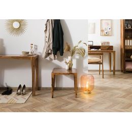 Beistelltisch Sheesham 50x50x50 braun lackiert ANCONA #111