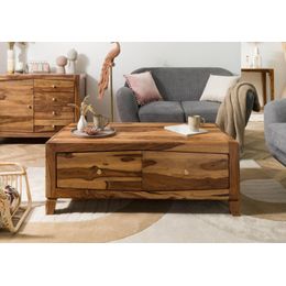 Couchtisch Sheesham 115x60x45 braun lackiert ANCONA #102