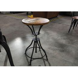 Hocker Altholz 40x40x60-85 mehrfarbig lackiert INDUSTRIAL #19