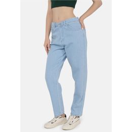 Bequeme Jeans FRESHLIONS "Sienna", Damen, Gr. S, EURO-Größen, blau, 100% Baumwolle, unifarben, Jeans, mit angenehmem Komfort