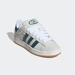 Sneaker adidas originals "CAMPUS 00S", Damen, Gr. 36, wei&szlig; (crystal wei&szlig;, core wei&szlig;, collegiate gr&uuml;n), Leder, Synthetik, Schuhe Sneaker