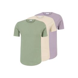 Only & Sons Only & Sons T-Shirt 'onsMATT' Herren Größe XL ecru / kiwi / flieder