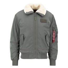 Alpha Industries Jacke 'B15-3 TT' Herren Gr&ouml;&szlig;e XXL dunkelgr&uuml;n / eierschale