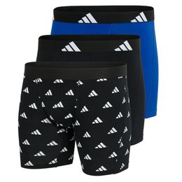 adidas Sportswear Boxershorts Herren Gr&ouml;&szlig;e XXL blau / schwarz / wei&szlig;