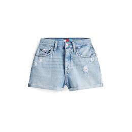 Tommy Jeans Shorts 'Raw Hem' Damen Größe 27 blue denim
