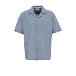 WE Fashion Button Up Shirt male Blue size XXL