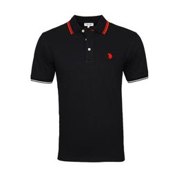 U.S. Polo Assn. Shirt Herren Größe XL feuerrot / schwarz