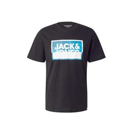 Jack & Jones JACK & JONES T-Shirt Herren Größe M azur / schwarz / weiß