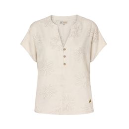TATUUM Bluse 'Sarita' Damen Gr&ouml;&szlig;e XXL sand / braun / offwhite