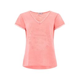Zwillingsherz Shirt 'Positive Mind' female Orange size L/XL