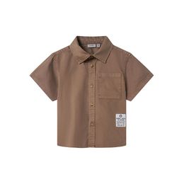 name it Button Up Shirt boy Brown size 98