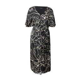 s.Oliver BLACK LABEL Kleid Damen Größe 48 schwarz / weiß Winterkleid