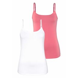 Vivance Tops Damen Gr&ouml;&szlig;e XS/S pink / wei&szlig;