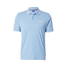 Jack & Jones JACK & JONES Poloshirt 'JORTONS' Herren Größe S hellblau / weiß