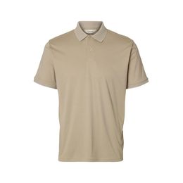 Selected Poloshirt 'SLHFave' Herren Gr&ouml;&szlig;e S beige