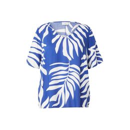 Only Carmakoma Bluse 'CARHELEN' Damen Gr&ouml;&szlig;e XXL blau / wei&szlig;
