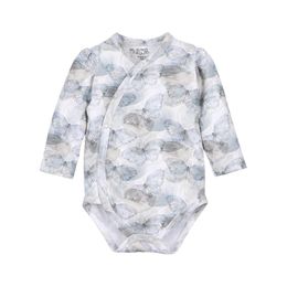 Nini Body 'Schmetterling' Gr&ouml;&szlig;e 62 blau / taupe / wei&szlig;