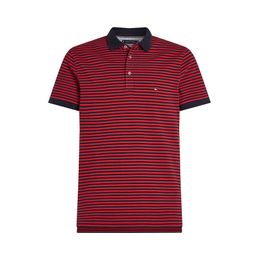Tommy Hilfiger Poloshirt 'CORE 1985' Herren Größe L marine / kirschrot
