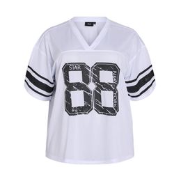 ZIZZI Shirt 'Elulla' female White size XXXL