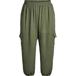 ZIZZI Cargo Pants 'Efikka' female Green size XXL