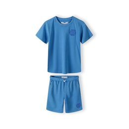 MINOTI Set Jungen Gr&ouml;&szlig;e 116/122 blau