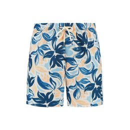 Shiwi Badeshorts 'Mike' Herren Größe S navy / hellblau / curry / weiß