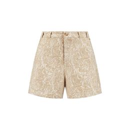 Shiwi Shorts 'Mae' Damen Gr&ouml;&szlig;e 42 braun / wei&szlig;