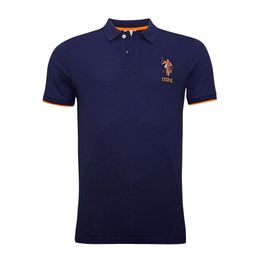 U.S. Polo Assn. Poloshirt Herren Größe XXXL navy / dunkelorange