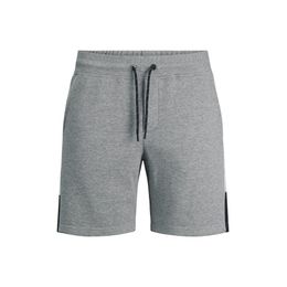 Jack & Jones JACK & JONES Shorts Herren Größe 35/36 graumeliert / schwarz / weiß