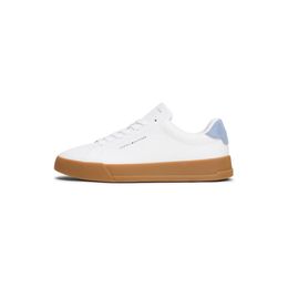 Tommy Hilfiger Sneaker 'Court Ess' Herren Größe 46 hellblau / weiß