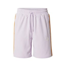 Sergio Tacchini Sportshorts 'Pietrapertosa' Herren Gr&ouml;&szlig;e L pastelllila / orange
