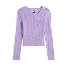 Tommy Jeans Strickjacke Damen Gr&ouml;&szlig;e S lavendel