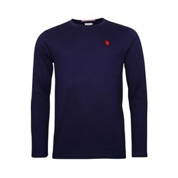 U.S. Polo Assn. Shirt Herren Gr&ouml;&szlig;e M navy / blutrot