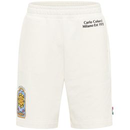 Carlo Colucci Sweatshorts 'Eickhorn' Herren Gr&ouml;&szlig;e 33 azur / schwarz / wei&szlig;