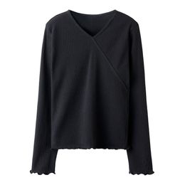 name it Shirt M&auml;dchen Gr&ouml;&szlig;e 122/128 schwarz
