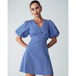 St MRLO Kleid 'Allis' Damen Gr&ouml;&szlig;e 44 kobaltblau / hellblau / wei&szlig;