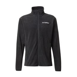 adidas terrex Funktionsfleecejacke 'Multi Essentials Full-Zip Fleece' Herren Größe XL schwarz