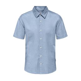 Only & Sons Only & Sons Button Up Shirt 'Cantley' male Blue size XXL