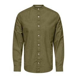 Only & Sons Only & Sons Button Up Shirt 'Cantley' male Green size 3XL