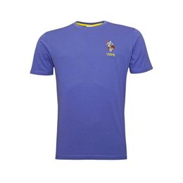 U.S. Polo Assn. T-Shirt Herren Größe M beige / blau / grün