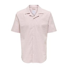 Only & Sons Only & Sons Button Up Shirt 'ONSLounge' male Purple size XL
