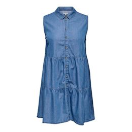 Only Carmakoma Kleid 'CARBea' Damen Gr&ouml;&szlig;e 54 blue denim Winterkleid